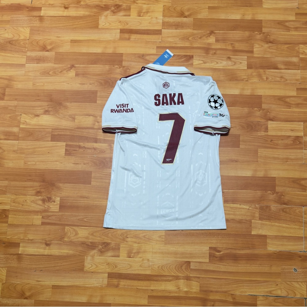 Saka #7 Arsenal 25/26 Third Jersey Player Version Siz… - Gem